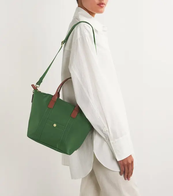 Harrods Nylon Tote Bag - Green
