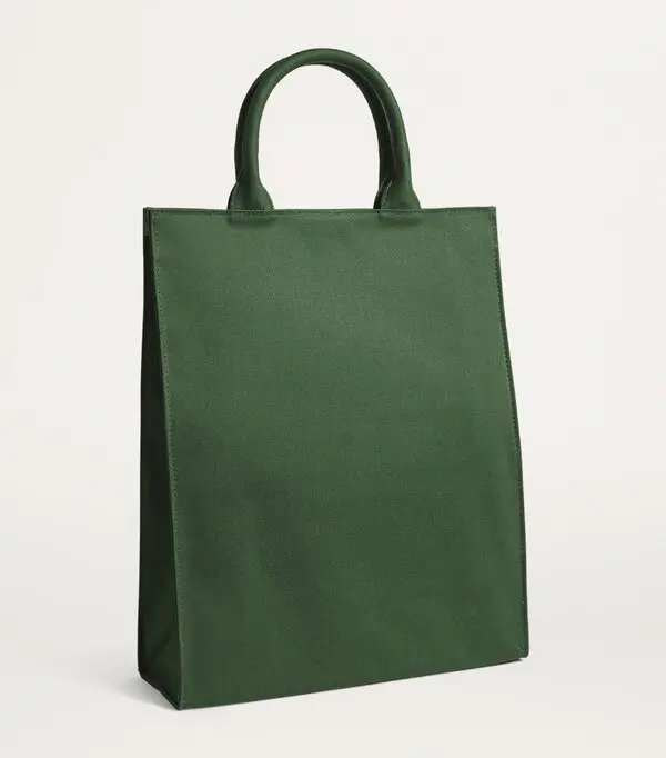 Harrods Medium Cotton Logo Tote Bag