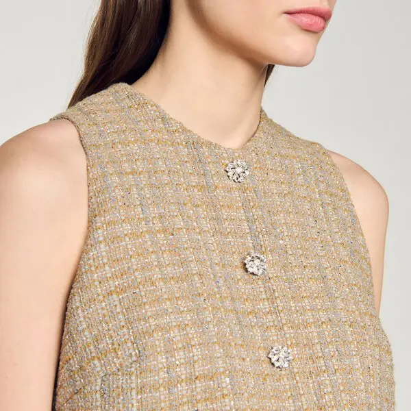 Sandro Tweed Mini Dress