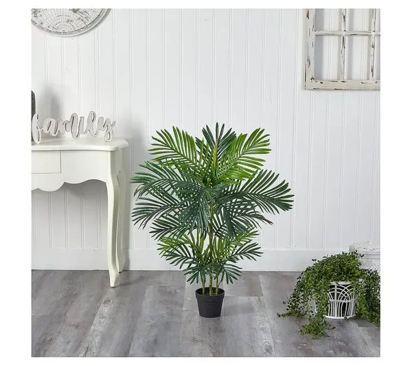 NEARLY NATURAL 40' Areca Artificial Palm Tree U V Resistant - One-color