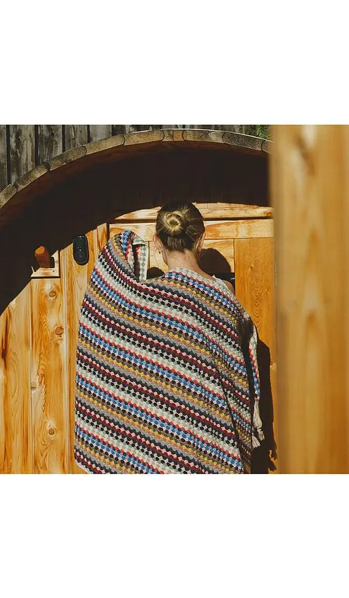 BATHING CULTURE Cosmic Deadstock Rainbow Body Towel