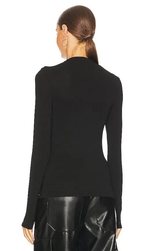 Enza Costa Lurex Jersey Slash Top