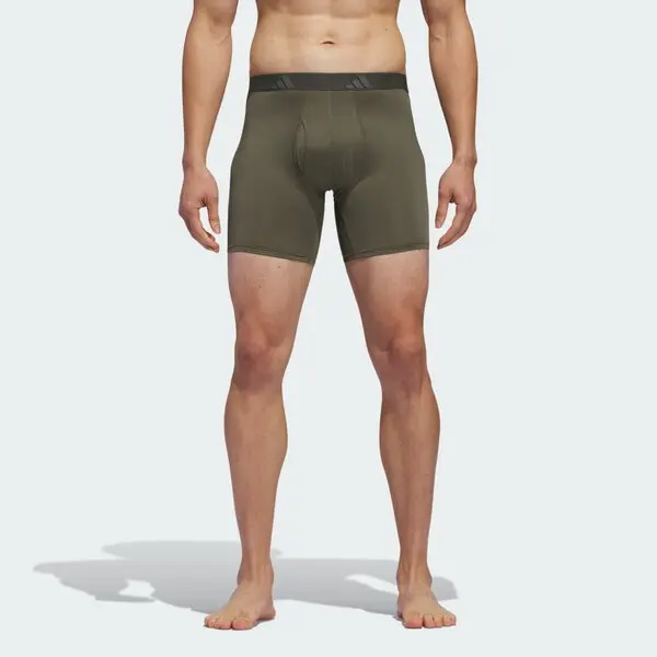 Adidas Microfiber Boxer Briefs 3-pack - Strong Olive / Black / Onix
