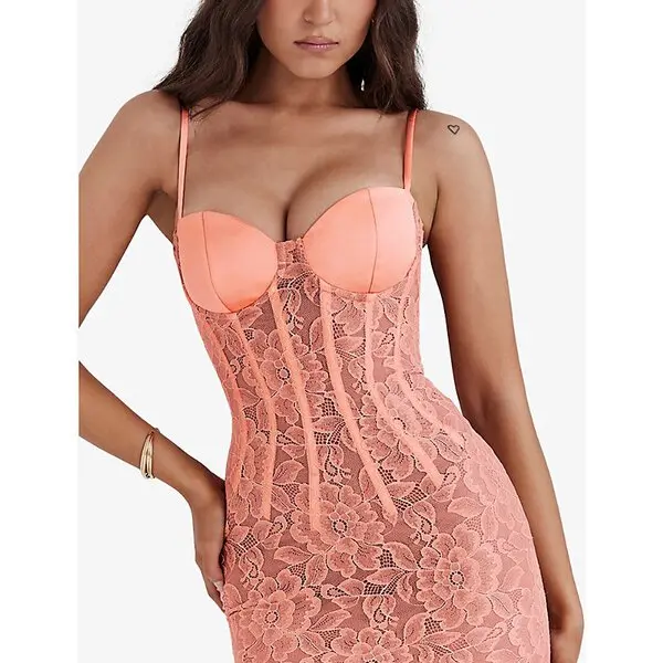 pascal tiered crochet lace midi dress Endless Rose main image 0