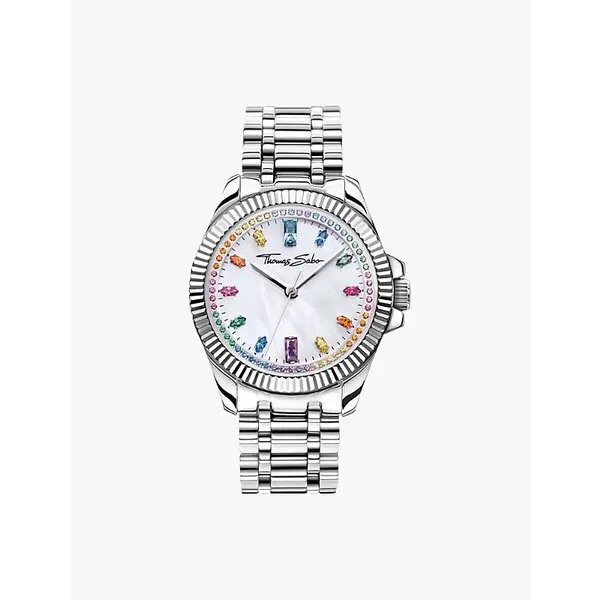 THOMAS SABO Divine Rainbow Quartz Watch - Stainless Steel
