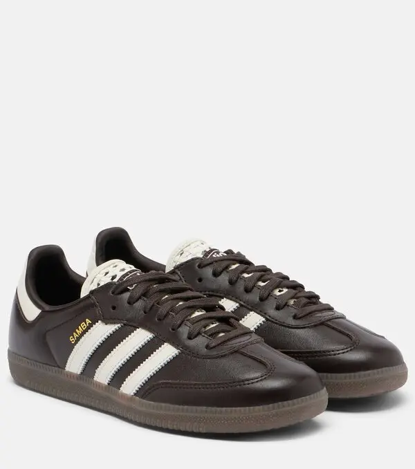 Adidas Samba Og Leather Sneakers - Brown