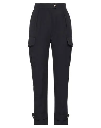 Alexander McQueen Midnight Wool And Cotton Pants - Blue