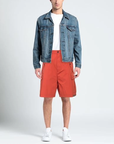 Dsquared2 Cotton Elastane Cargo Shorts - Rust