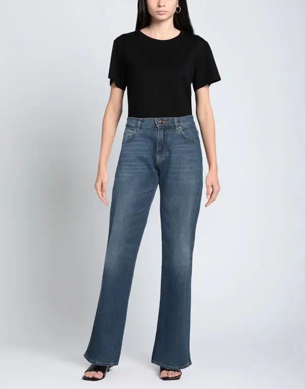 Pinko Wide Leg Denim Jeans