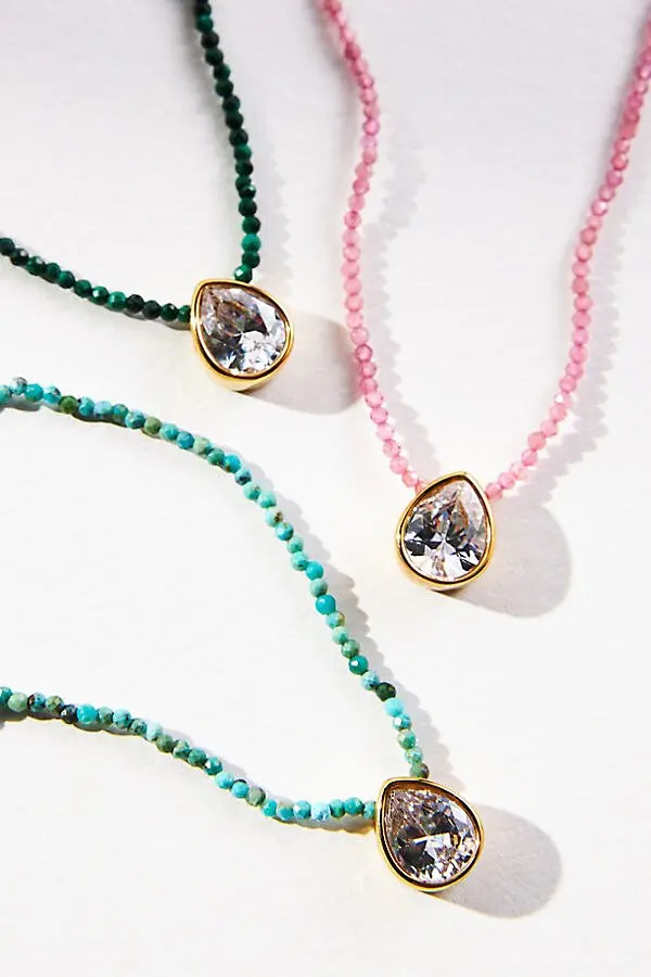 KOZAKH Rosario Spinel Necklace - Turquoise