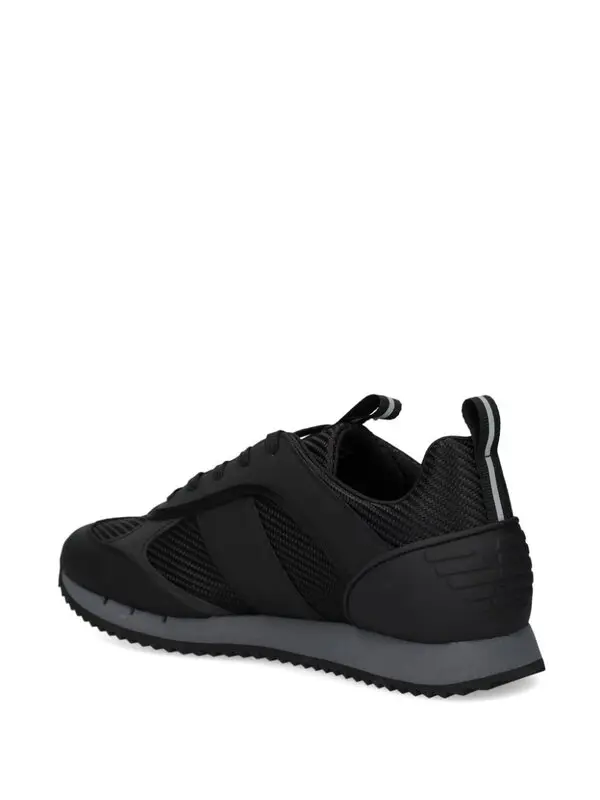 Shoes X8x027 Xk173 N526 EA7 Emporio Armani Black White Suede