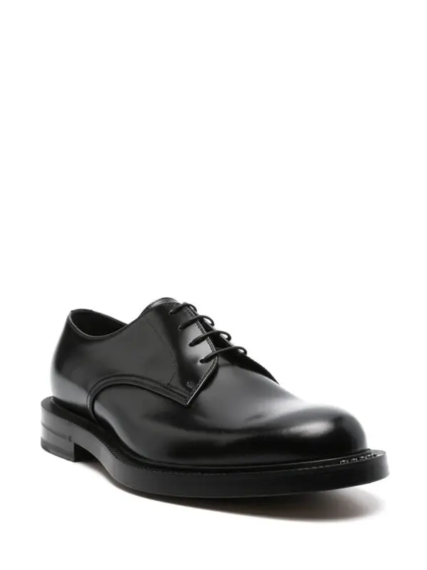 Gucci Logo-lettering Derby Shoes