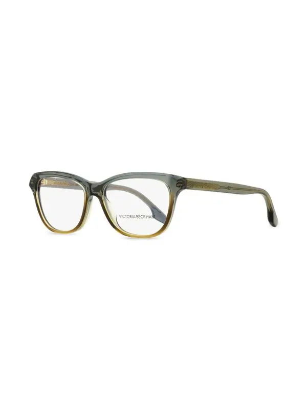 Victoria Beckham Rectangle-frame Glasses - Grey