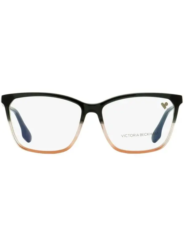 Victoria Beckham Rectangle-frame Glasses - Black