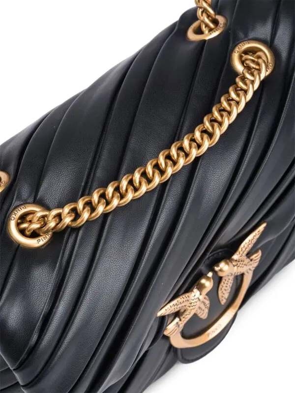 Pinko Mini Love Puff Crossbody Bag - Black