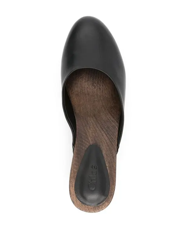 Chloé Judith 40mm Leather Mules