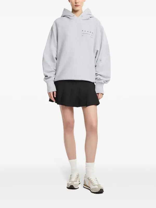 Hogan Logo-print Cotton Hoodie