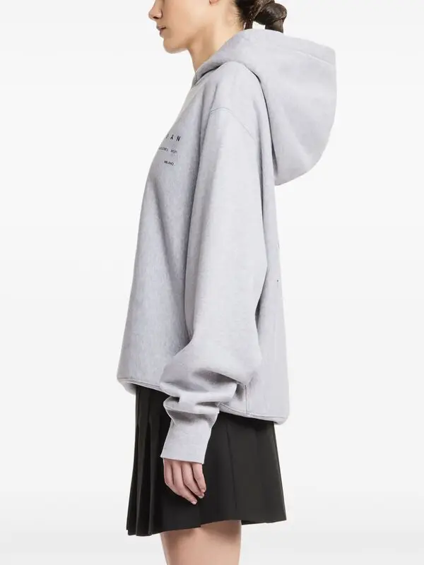 Hogan Logo-print Cotton Hoodie