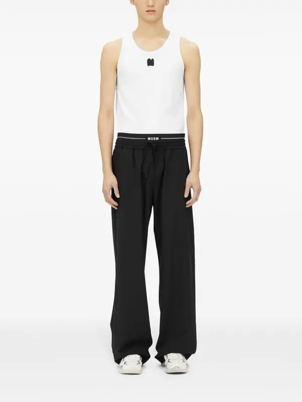 MSGM Logo Waistband Lounge Trousers