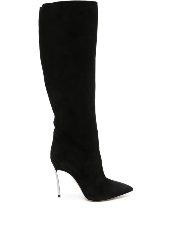 Casadei 100mm Blade Boots - Black