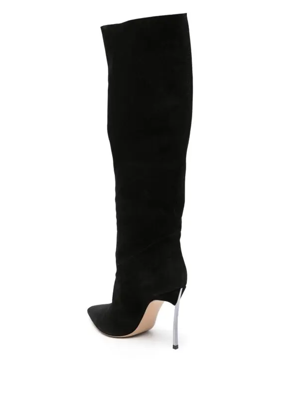 Casadei 100mm Blade Boots - Black