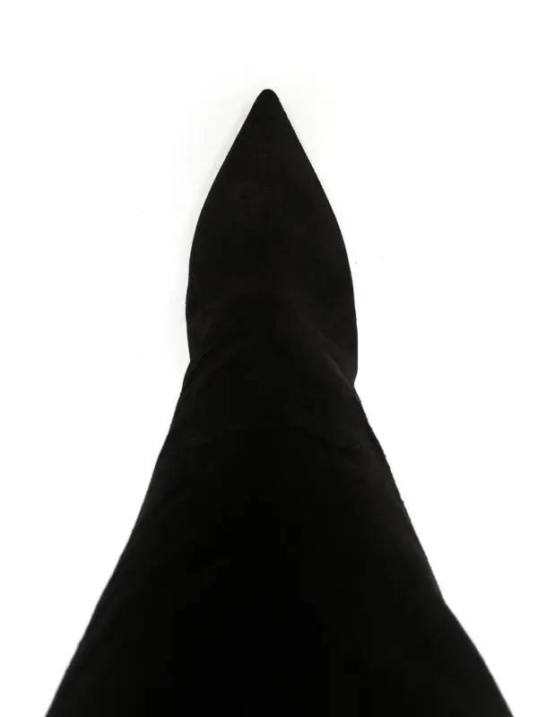 Casadei 100mm Blade Boots - Black