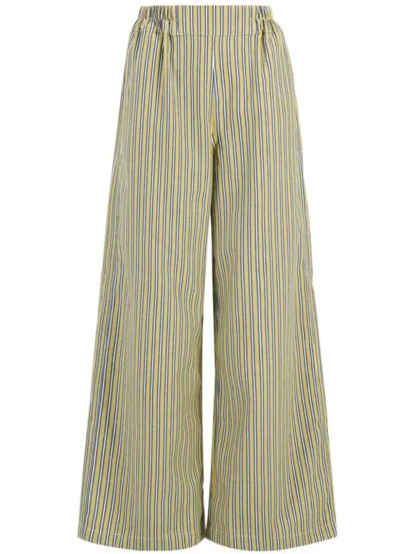 PAULA Striped High-waisted Trousers