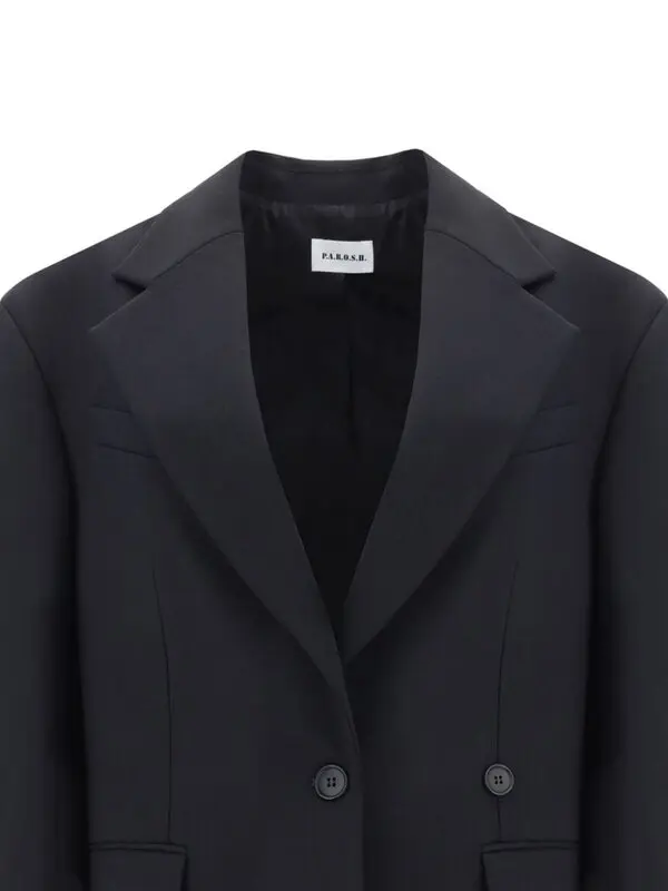 P.a.r.o.s.h Single-breasted Blazer - Black