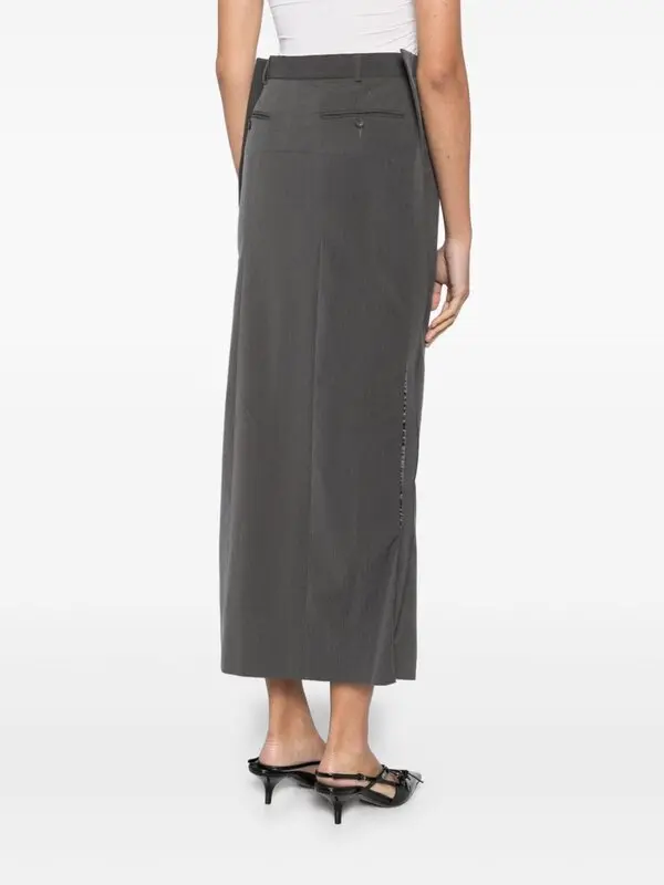 BETTTER Wool Maxi Straight Skirt