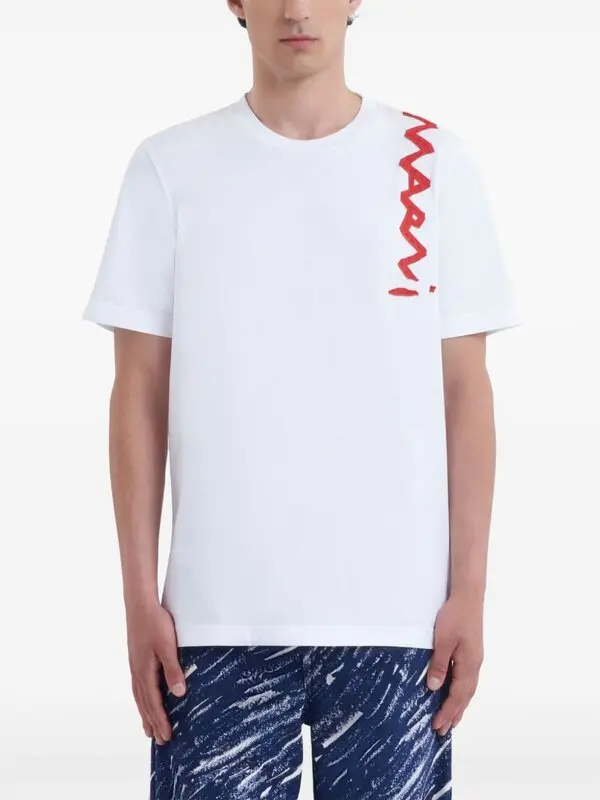 Marni Lettering-deteiling T-shirt