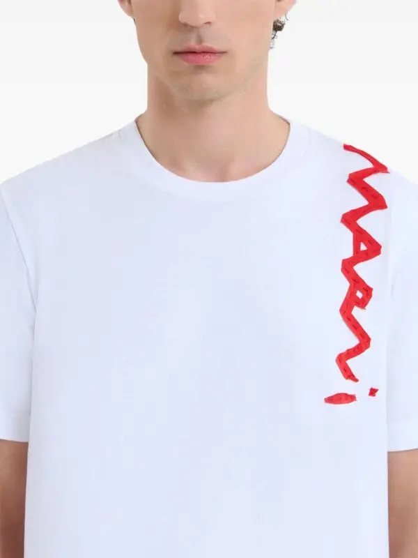 Marni Lettering-deteiling T-shirt