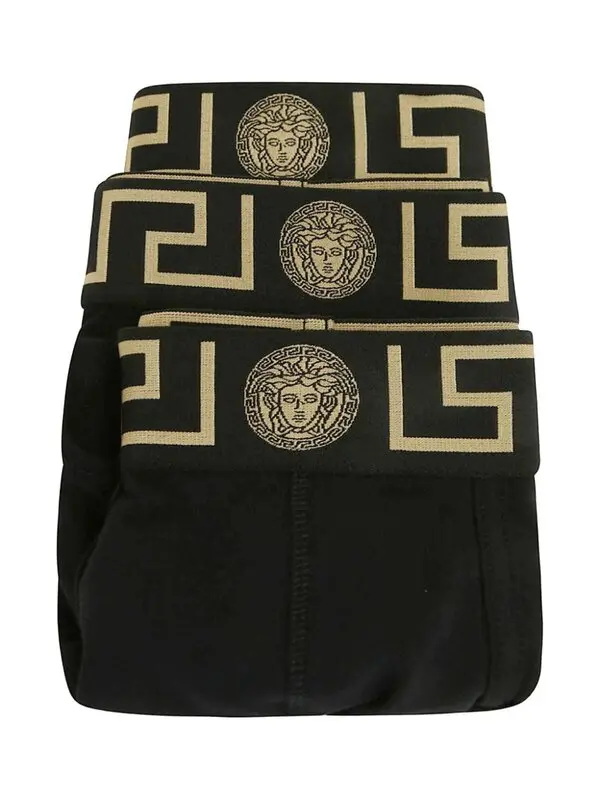 Versace Greca Medusa Head Three-piece Briefs Set