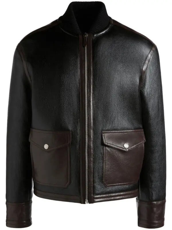 Bally Leather Bomber Jacket