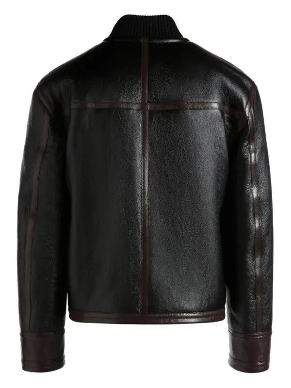 Bally Leather Bomber Jacket