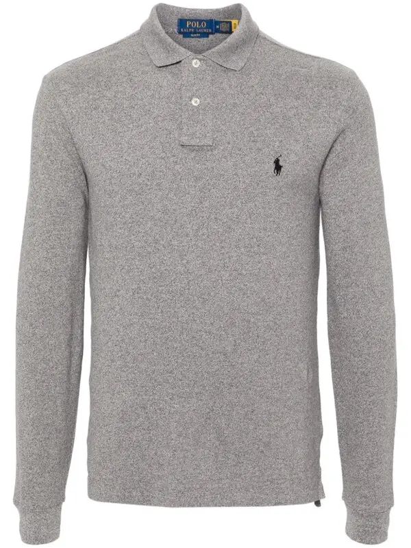 Polo Ralph Lauren Polo-pony-motif Polo Shirt - Grey