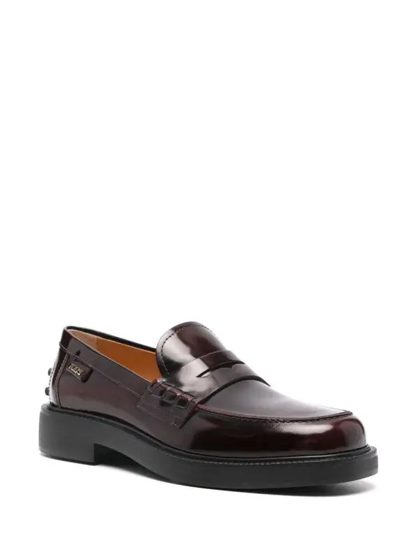 TOD'S Penny-slot Loafers - Red