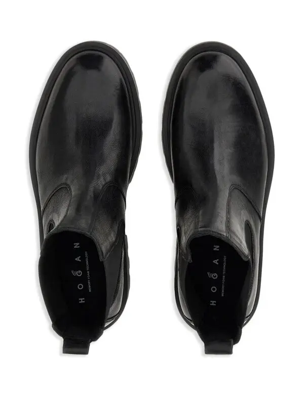 Hogan H673 Leather Chelsea Boots
