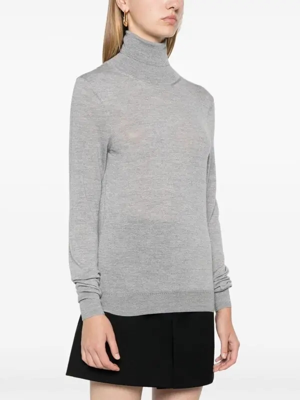 Saint Laurent Wool Sweater - Grey