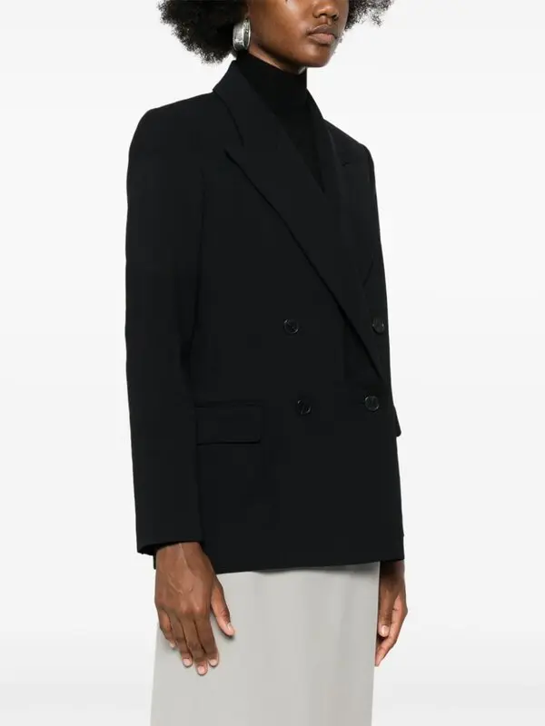 JOSEPH Jaden Double-breasted Blazer - Black