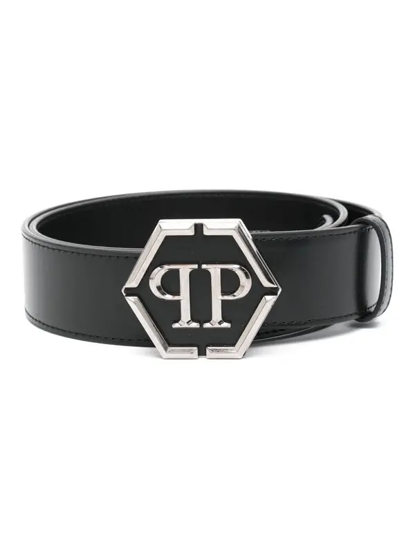 Philipp Plein Logo-buckle Belt - Black