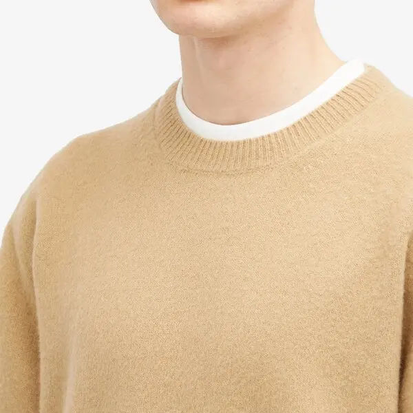 RÓHE Relaxed Boiled Wool Crew Neck Jumper