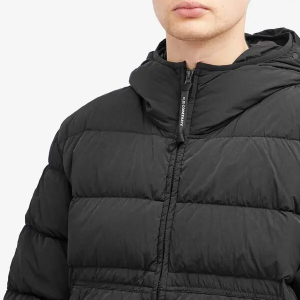 C.P. Company Chrome-R Goggle Down Jacket In Black - 40% Off