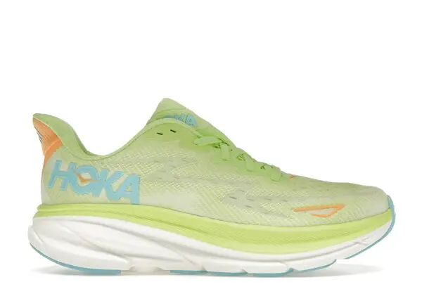 Hoka One One Clifton 9 Sneakers - Lettuce/solar Flare