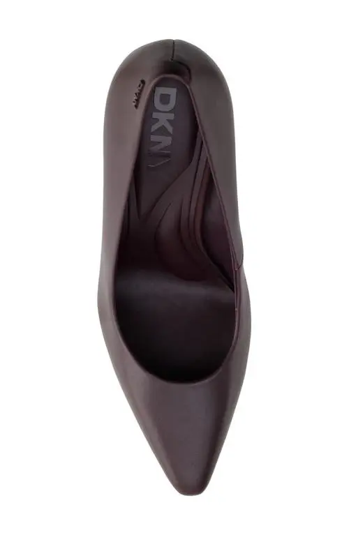 Dkny Chrystie Pointed Toe Pump - Dark Cherry
