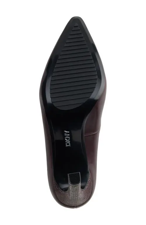 Dkny Chrystie Pointed Toe Pump - Dark Cherry