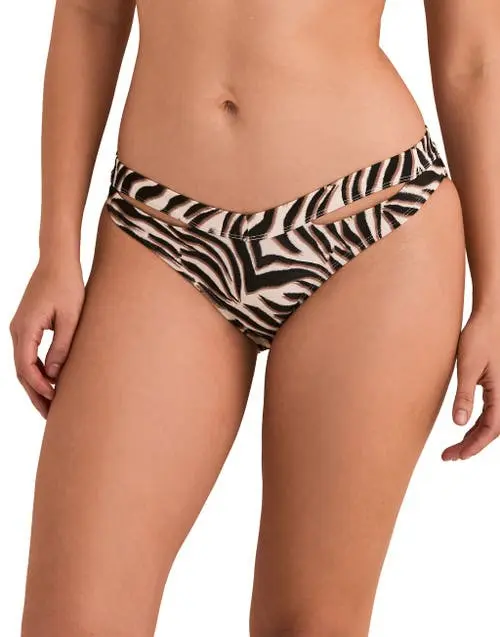 ADORE ME Demi Bikini Bottom - Animal Beige