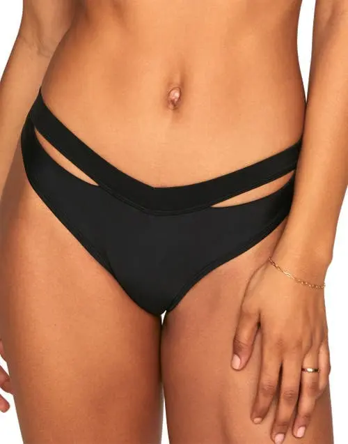 ADORE ME Demi Bikini Bottom - Black
