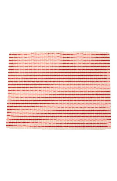 SIAFU HOME Rangi Placemats Set Of 4 - Red