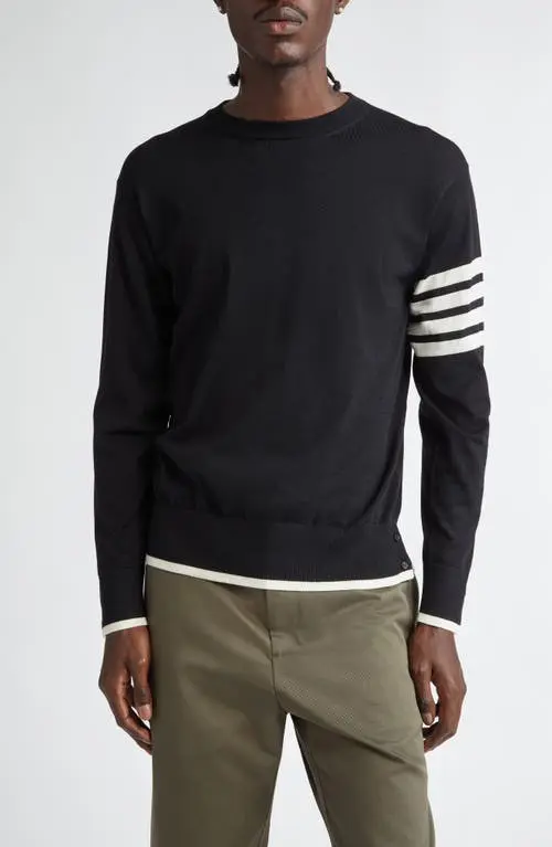 Thom Browne Virgin Wool Crewneck Sweater