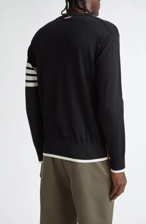 Thom Browne Virgin Wool Crewneck Sweater